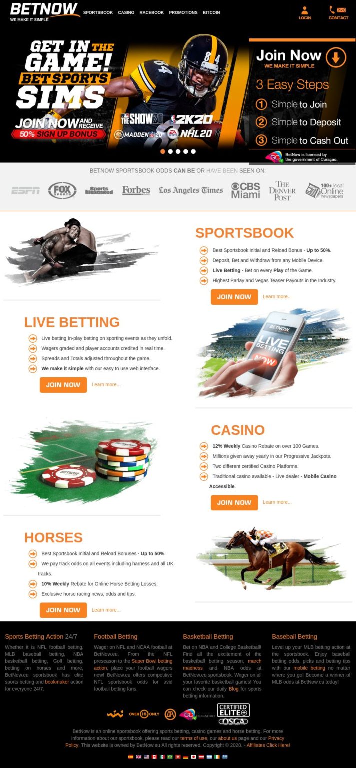 BetNow Review - Is BetNow a Safe and Legit Sportsbook?